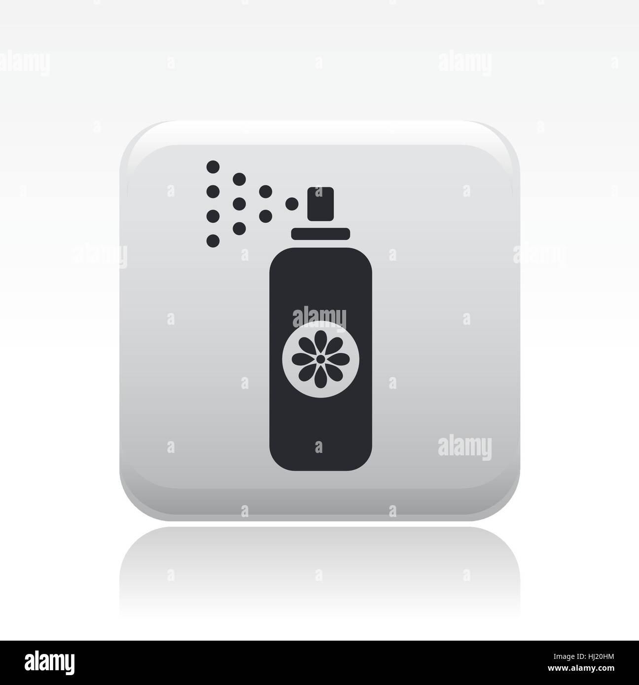 Vector illustration of single isolated spray icon Stock Photo - Alamy