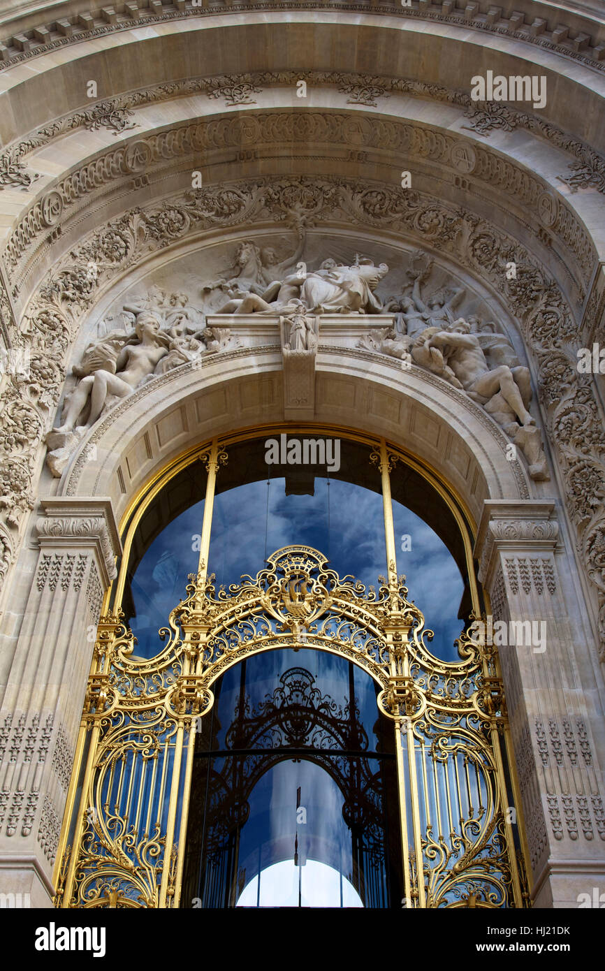 architectural, tourism, entrance, door, paris, france, facade, details ...