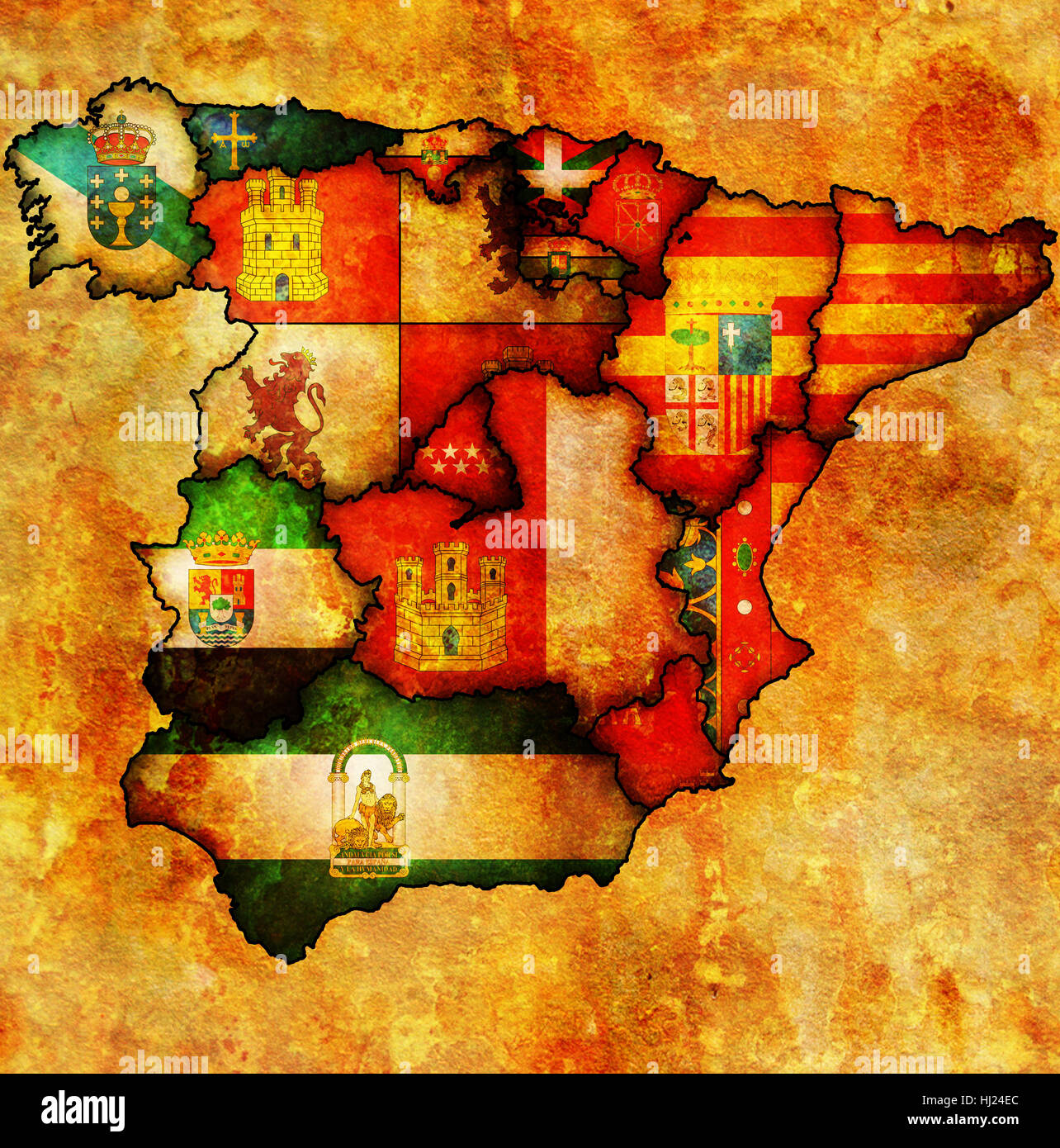 Vintage spain illustration hi-res stock photography and images - Alamy