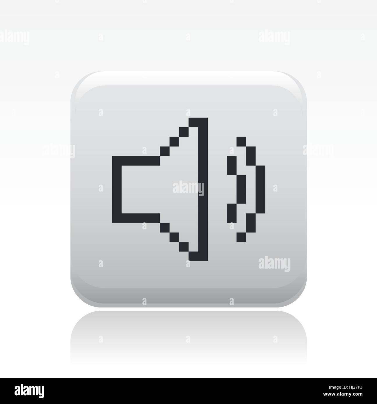 Vector illustration of single isolated pixel icon Stock Photo - Alamy
