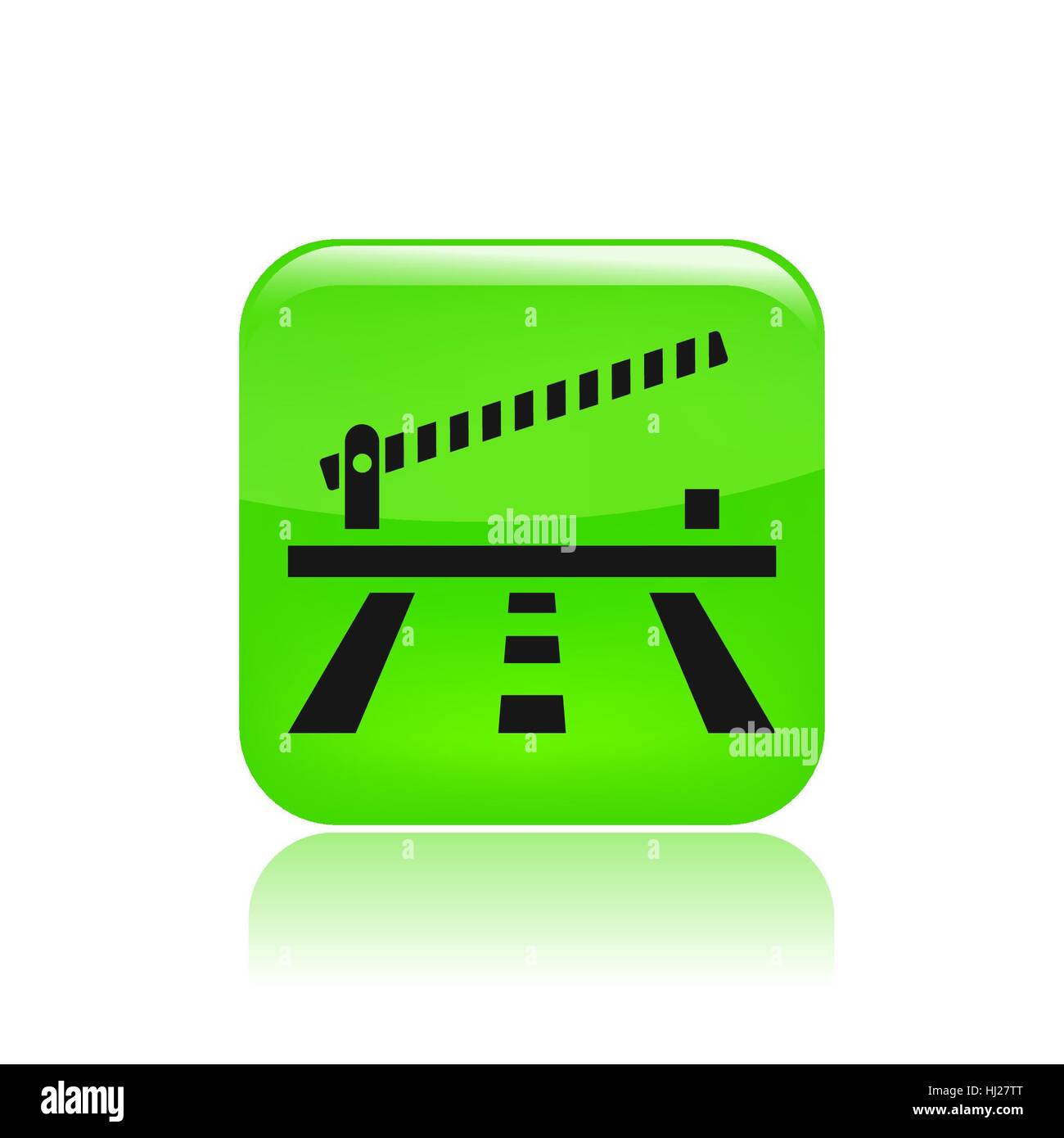 Vector illustration of single isolated road icon Stock Photo - Alamy