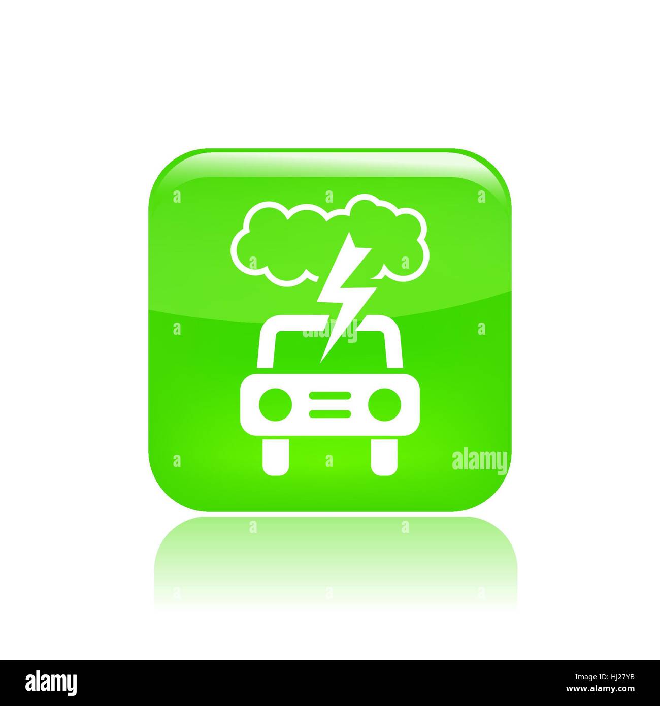 Vector illustration of single isolated road storm icon Stock Photo - Alamy