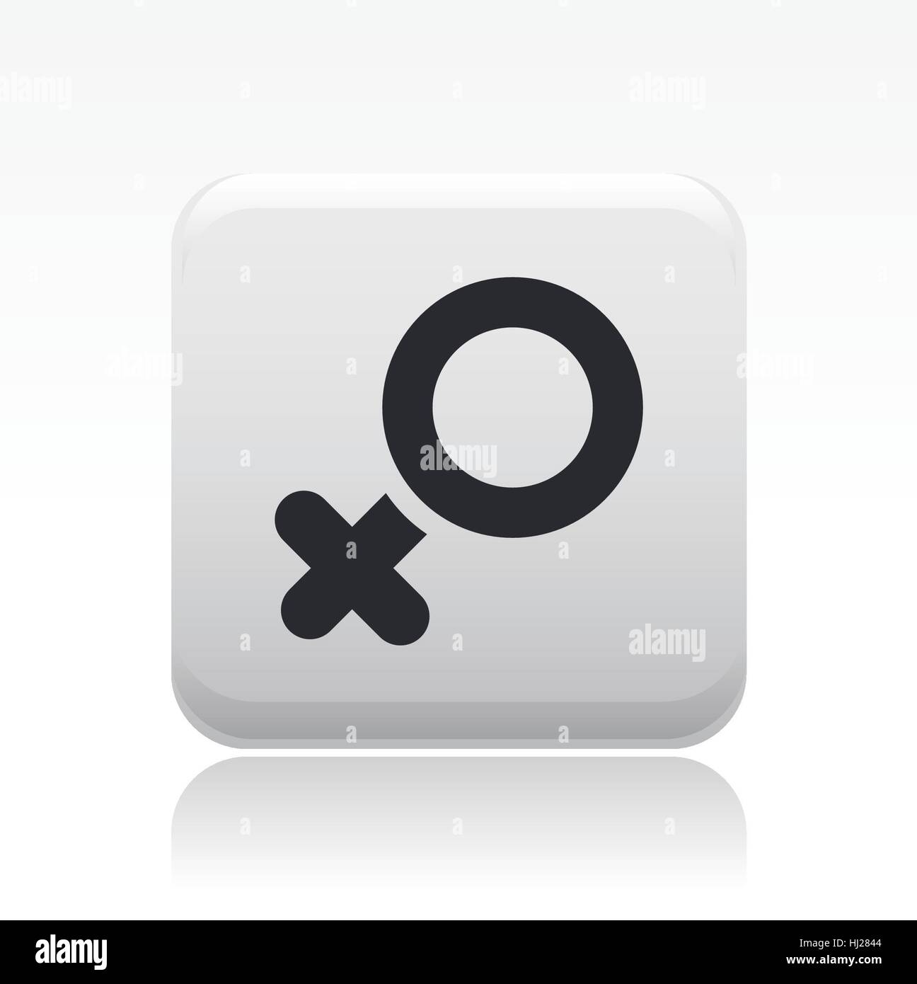 Vector illustration of single isolated female symbol icon Stock Photo ...