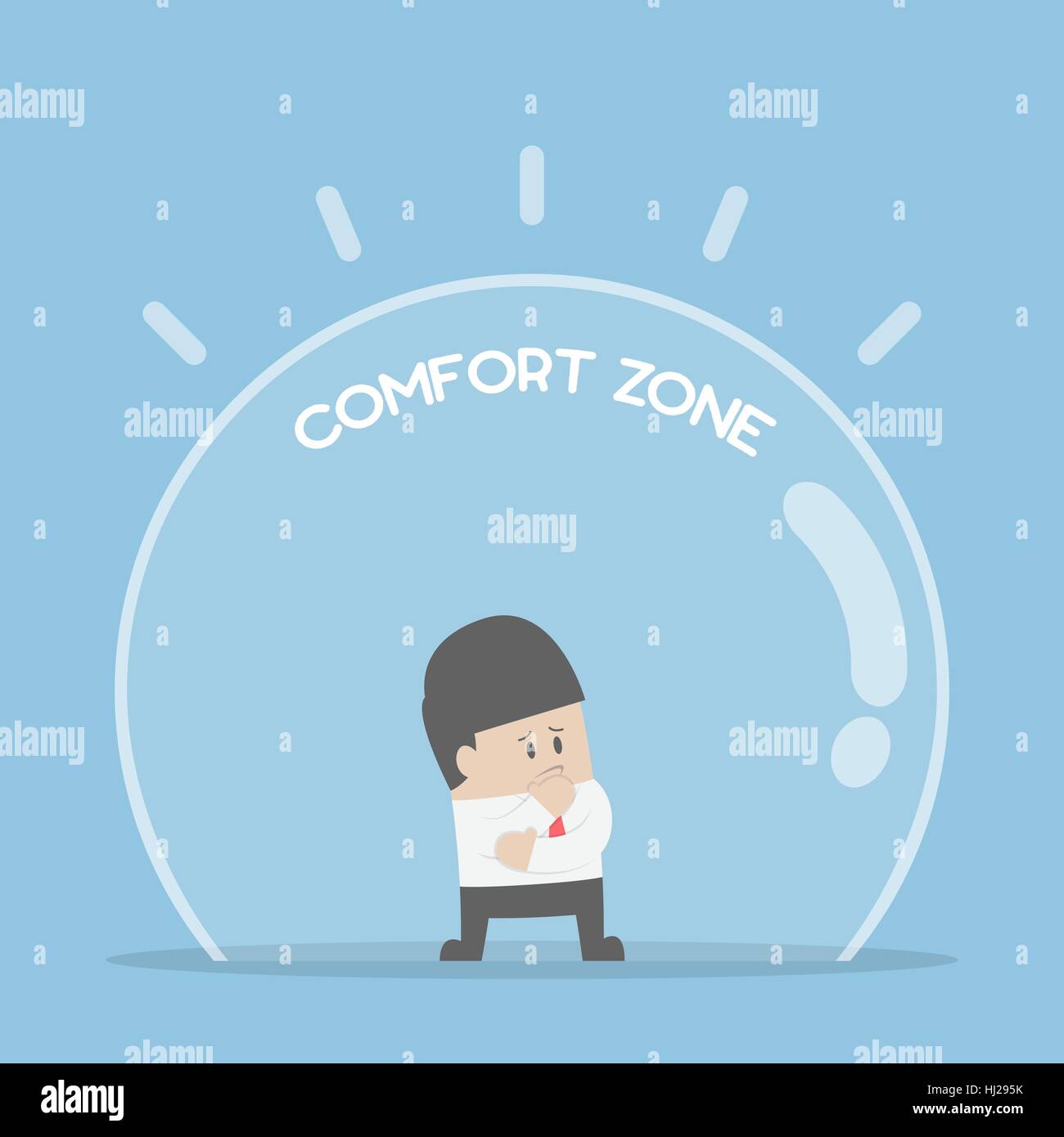 Comfort zone concept Stock Vector Images - Alamy