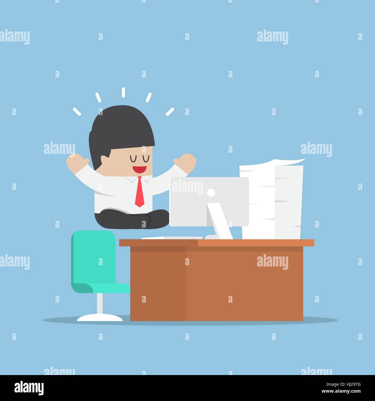Relax manager Stock Vector Images - Alamy