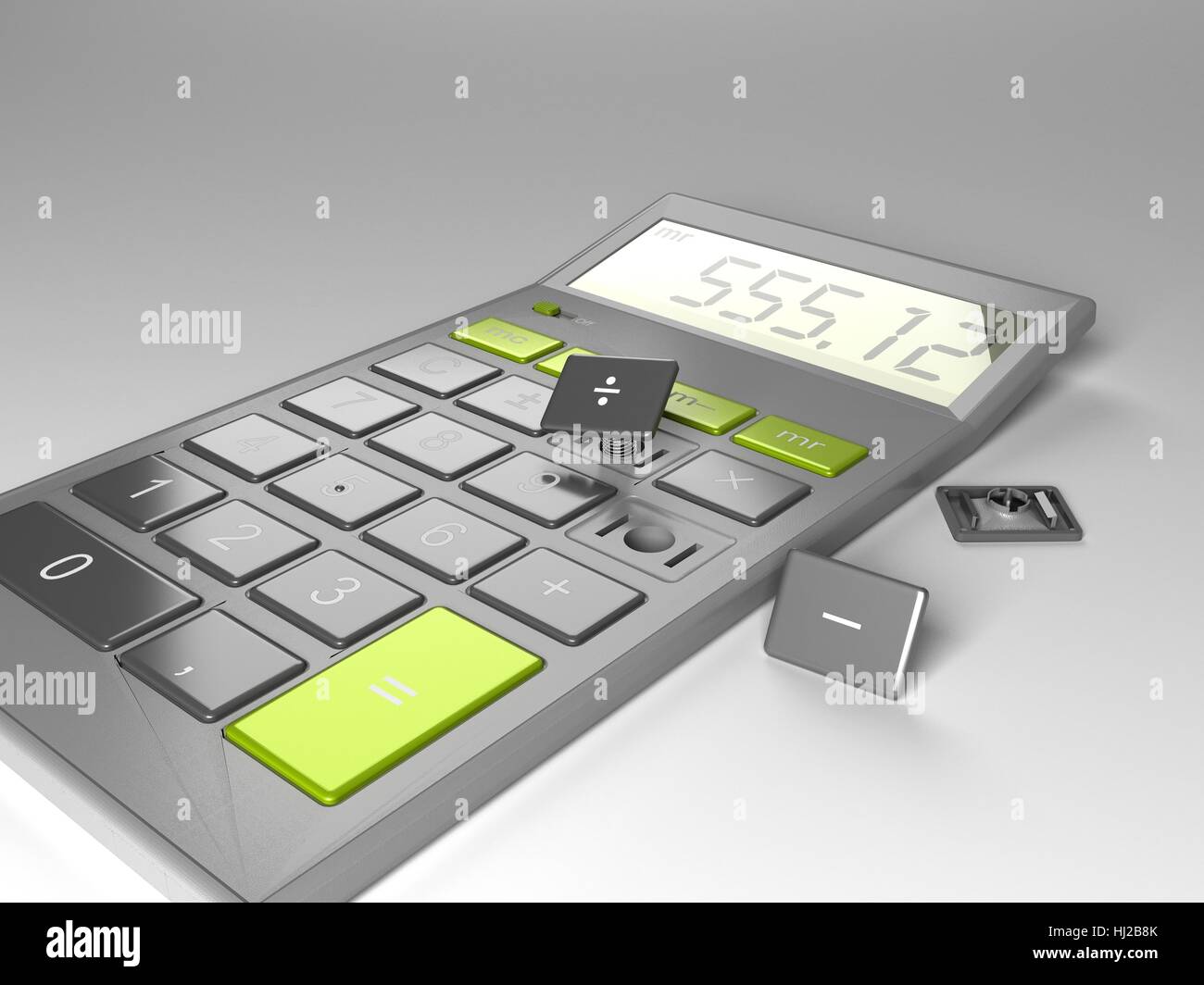 object, calculator, broken, illustration, button, multiply, divide ...