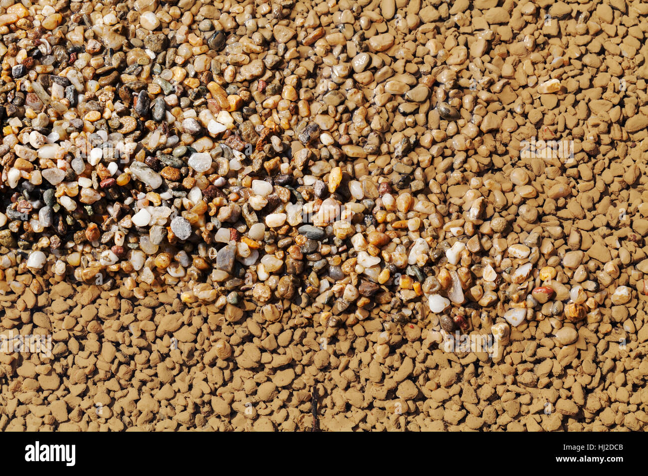 sand in construction in nature, note shallow depth of field Stock Photo ...