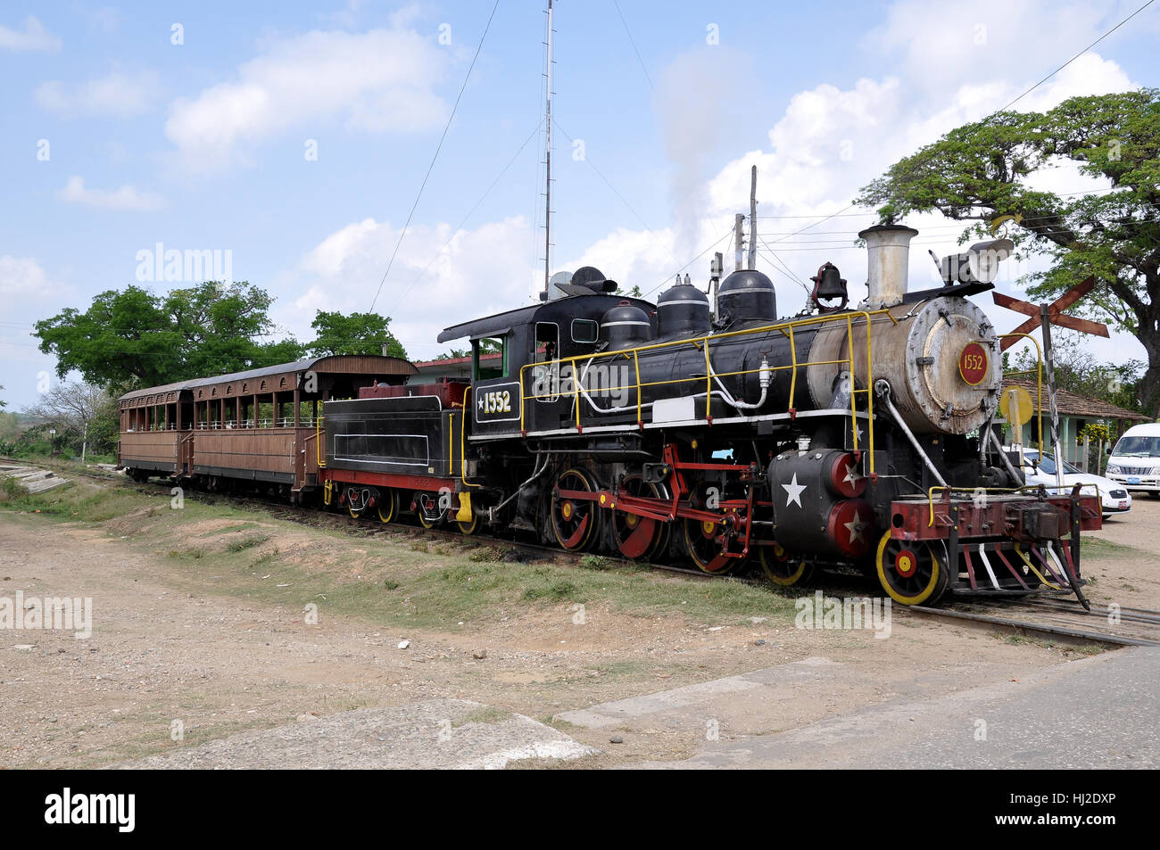 steam locomotive in cuba Stock Photo - Alamy