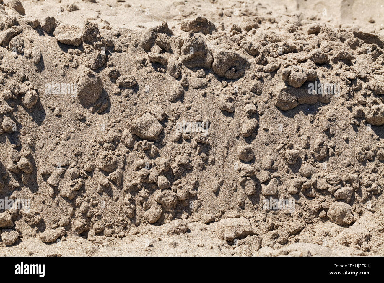 sand in construction, note shallow depth of field Stock Photo - Alamy