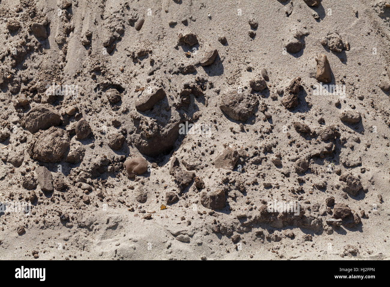 sand in construction, note shallow depth of field Stock Photo - Alamy