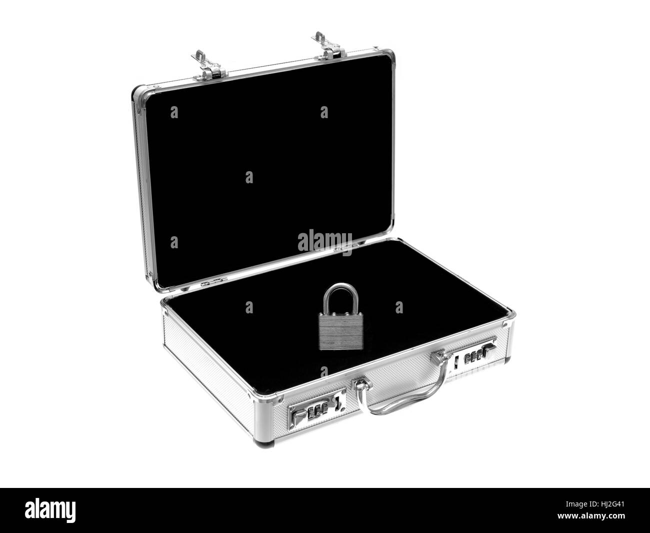 lock, object, travel, isolated, modern, modernity, silver, briefcase ...