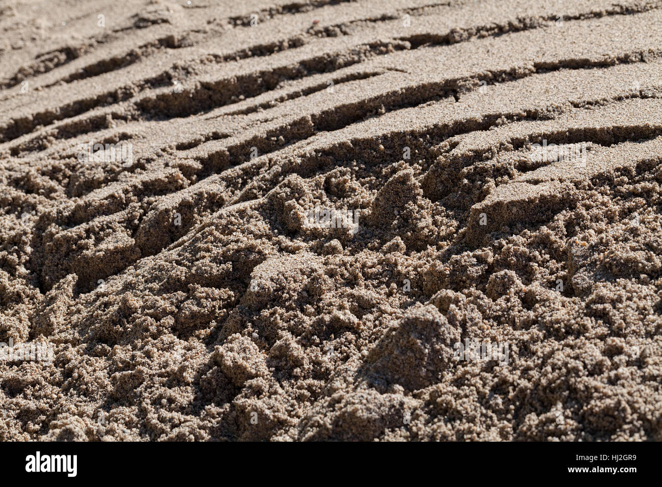 sand in construction, note shallow depth of field Stock Photo - Alamy