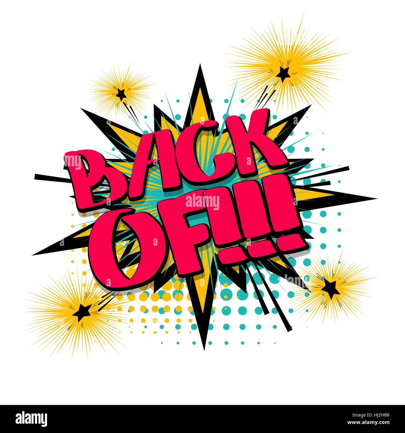 Comic text speech bubble back off Stock Vector Image & Art - Alamy