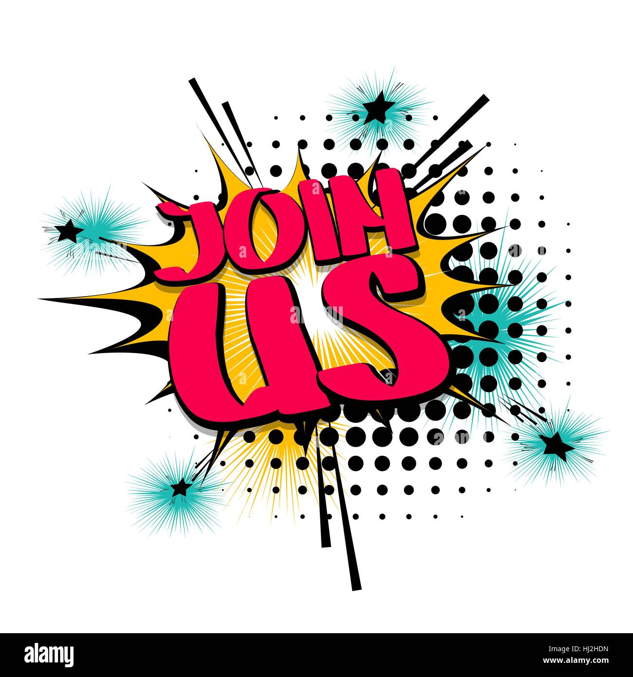 Join us cartoon Stock Vector Images - Alamy