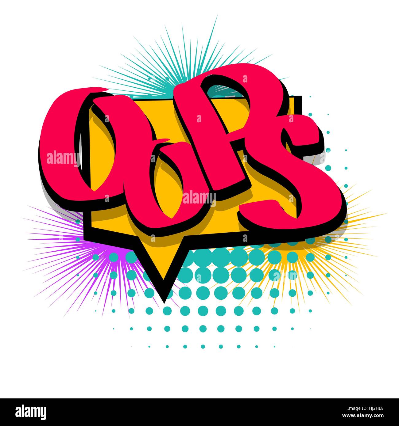 Ops comic Stock Vector Images - Alamy