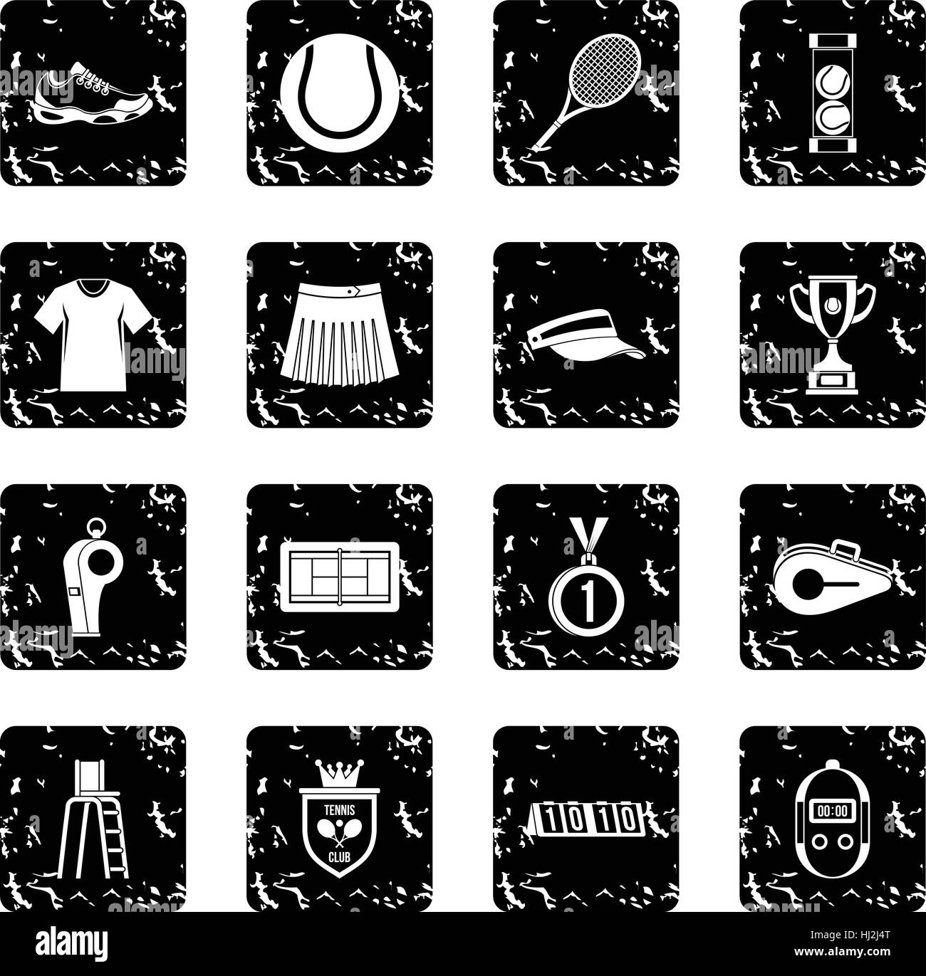 Tennis icons set Stock Vector Image & Art - Alamy