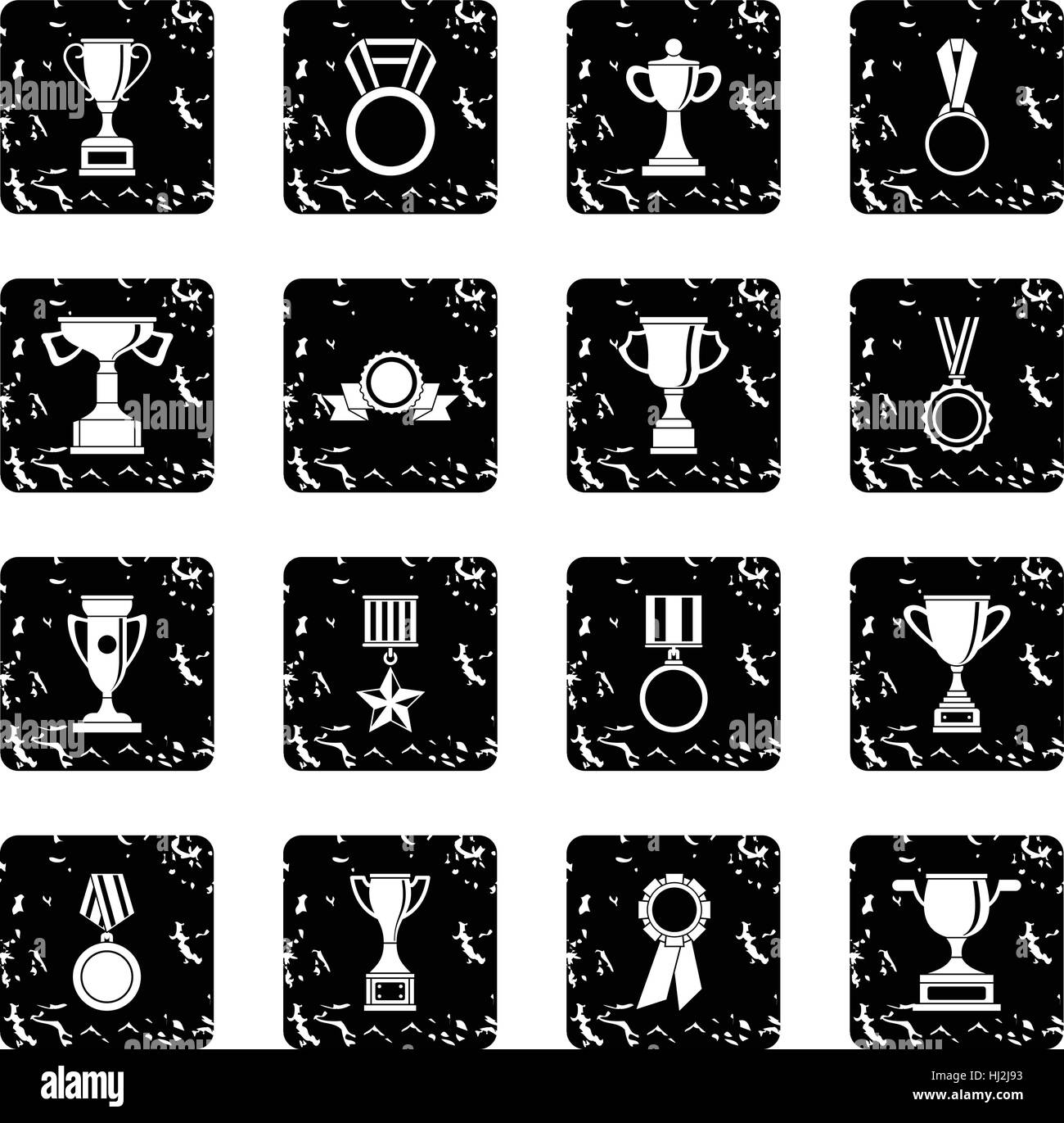 Trophy icons set Stock Vector Image & Art - Alamy