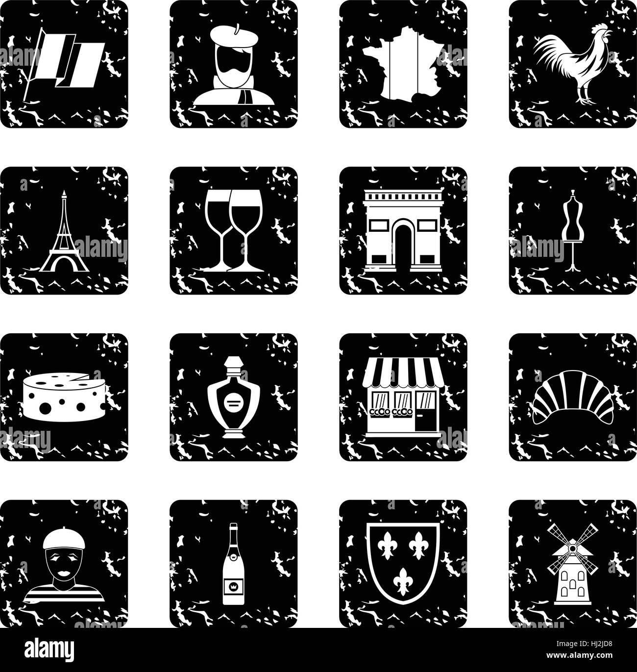 France eiffel tower wine Black and White Stock Photos & Images - Alamy