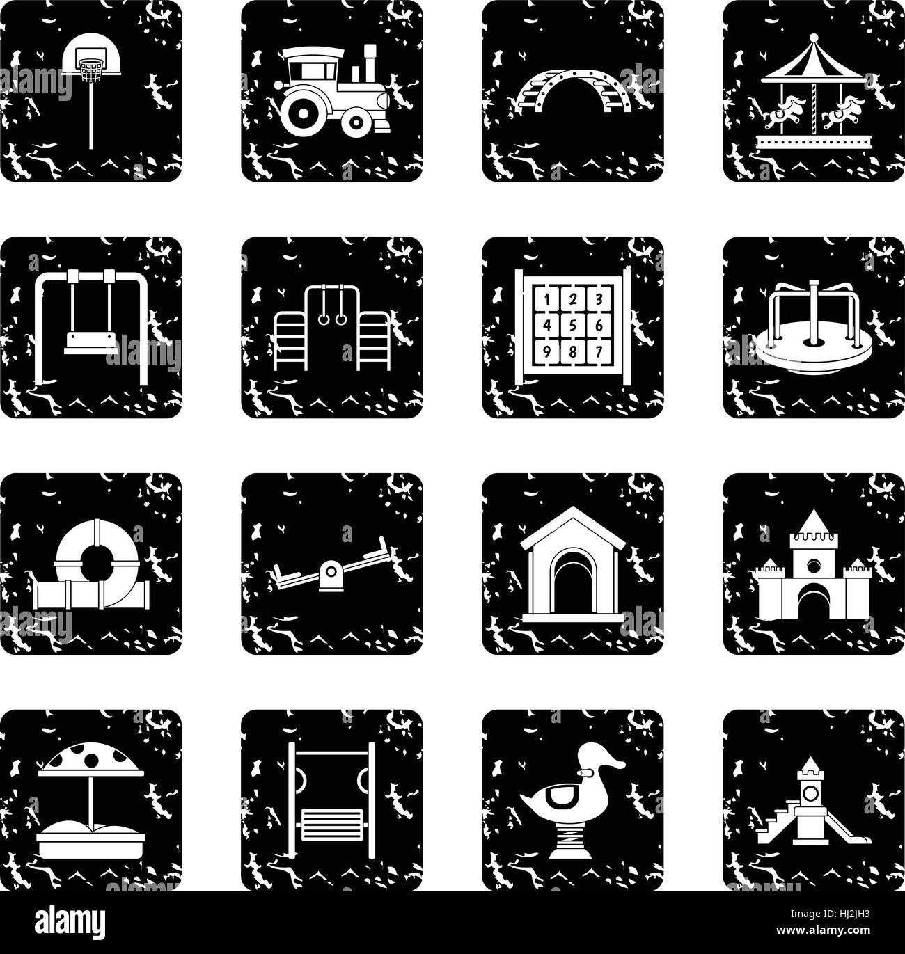 Playground icons set Stock Vector Image & Art - Alamy