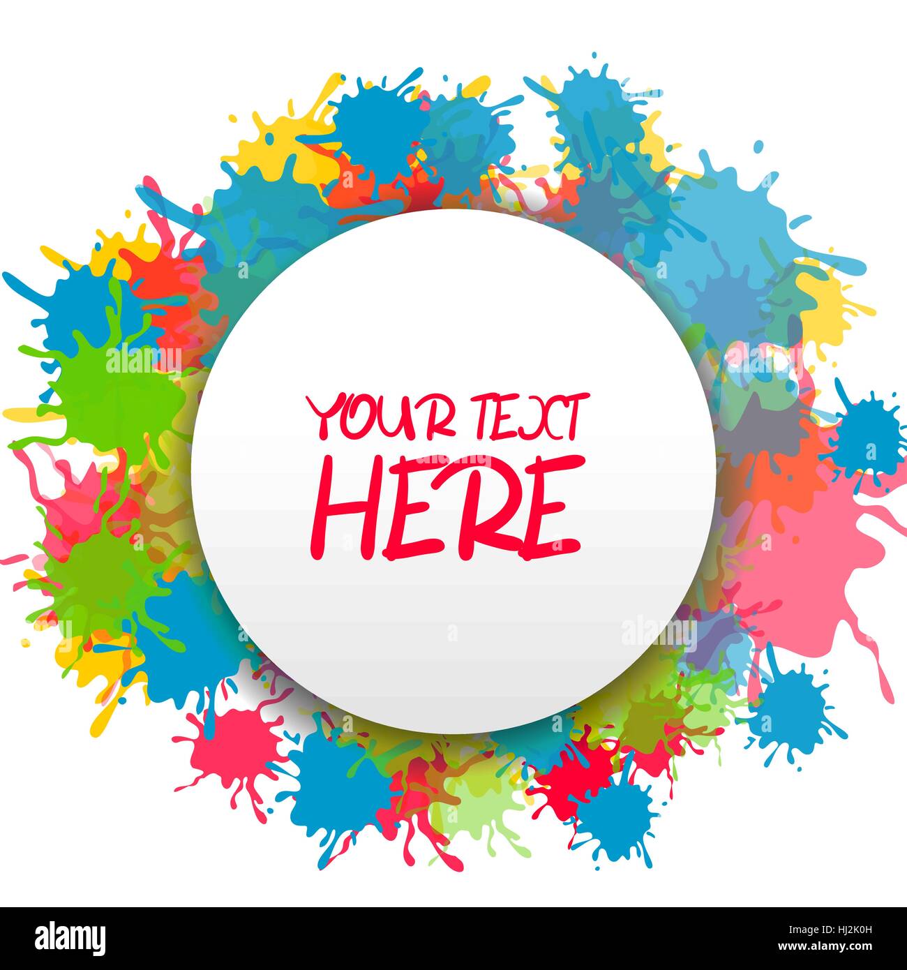 Ink splash paper Stock Vector Images - Alamy