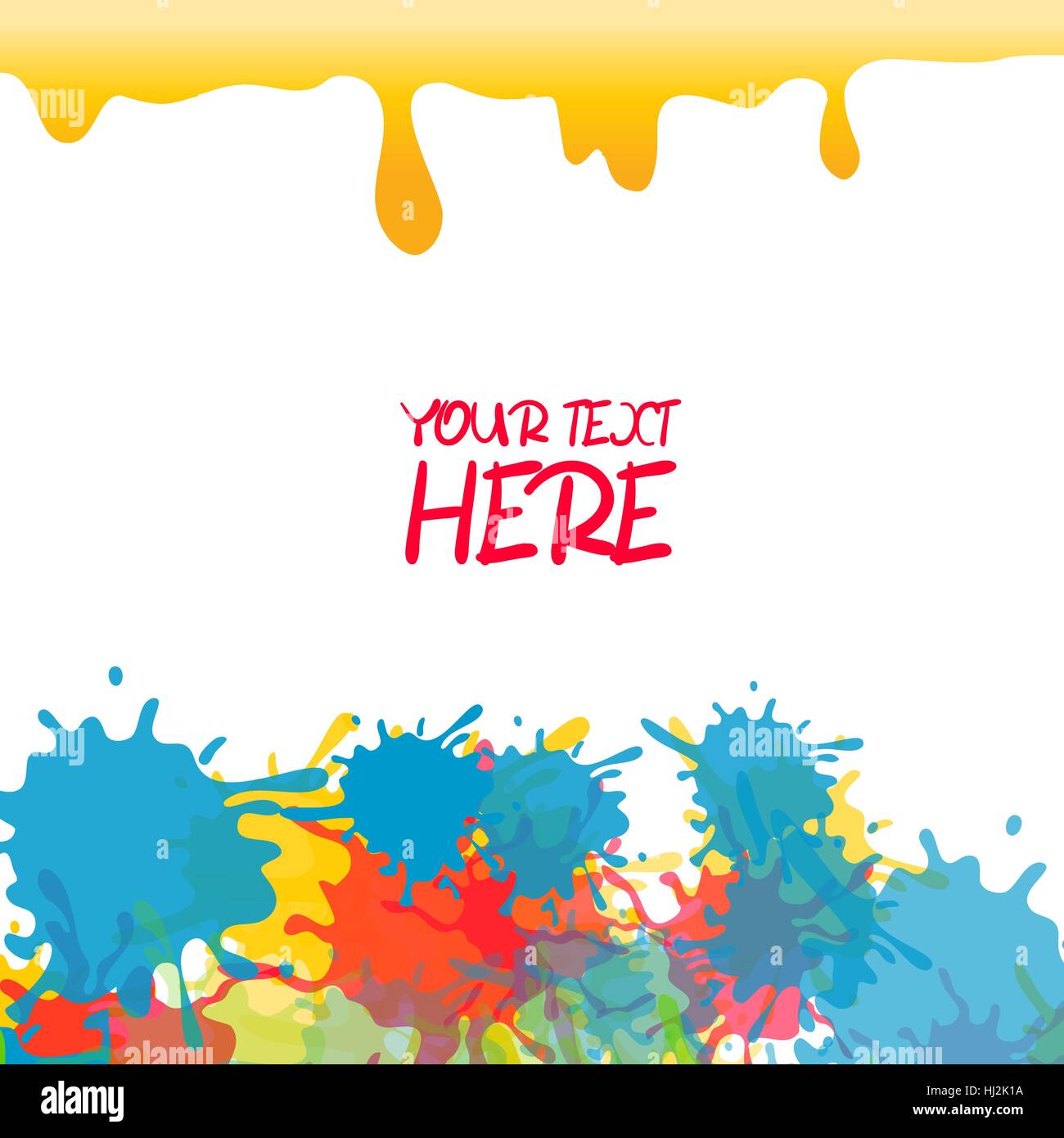 Red green blue yellow paint Stock Vector Images - Alamy