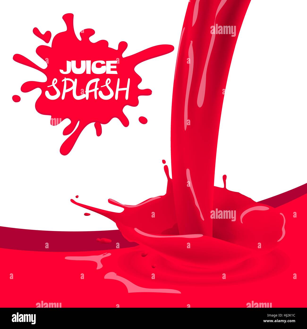 Wet fresh strawberry Stock Vector Images - Alamy