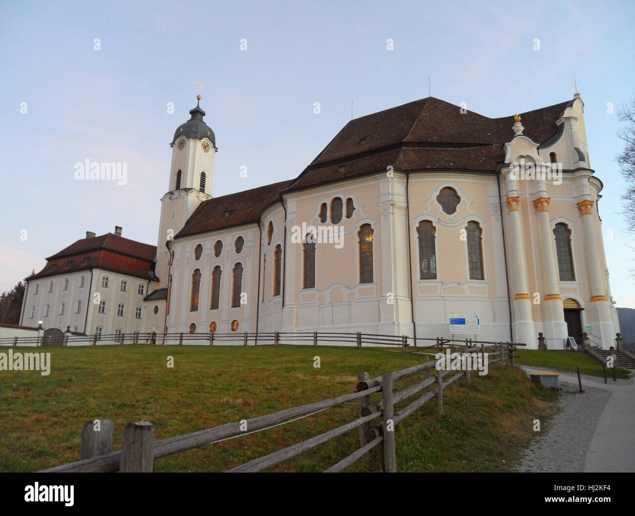 The Wieskirche or Pilgrimage Church of the Scourged Saviour in Bavaria ...