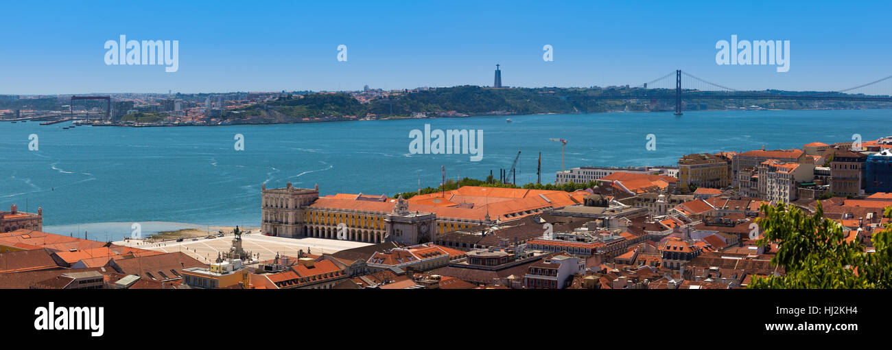 bridge, europe, suspension bridge, portugal, sight, view, outlook ...