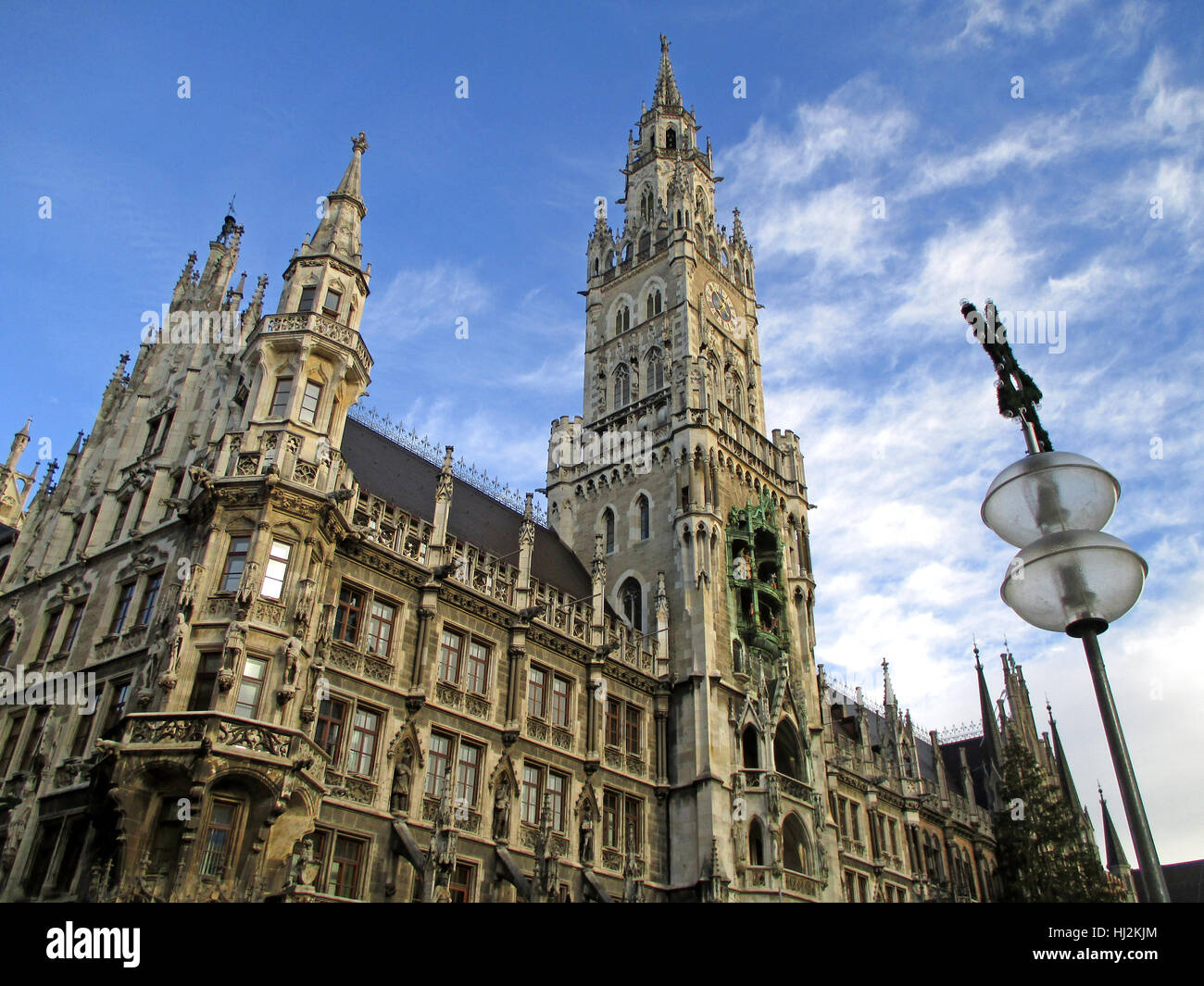 The Gorgeous New Town Hall or Neues Rathaus at Marienplatz in Munich ...