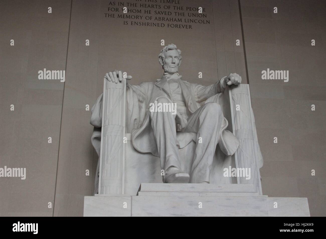 Monument abraham lincoln daniel hi-res stock photography and images - Alamy
