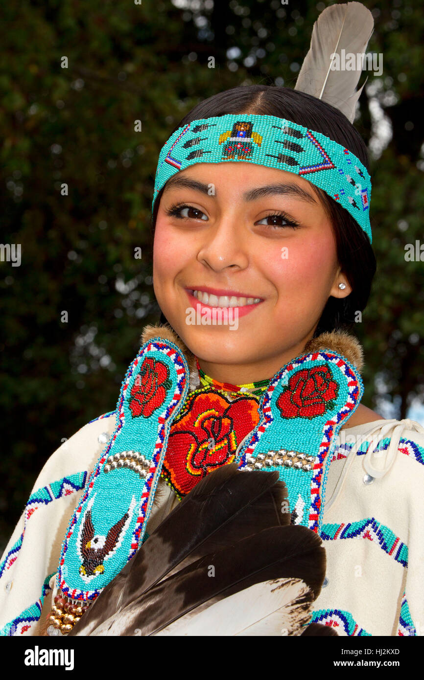 Native American Teenage Girl