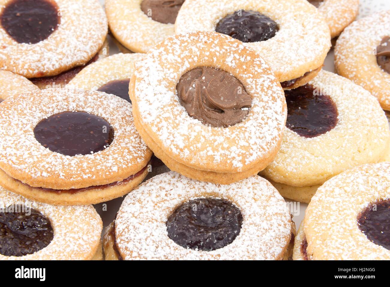 cherry, jam, biscuit, biscuits, cookies, food, aliment, sweet, sweets ...