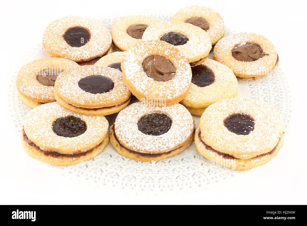 cherry, jam, biscuit, biscuits, cookies, food, aliment, sweet, sweets ...