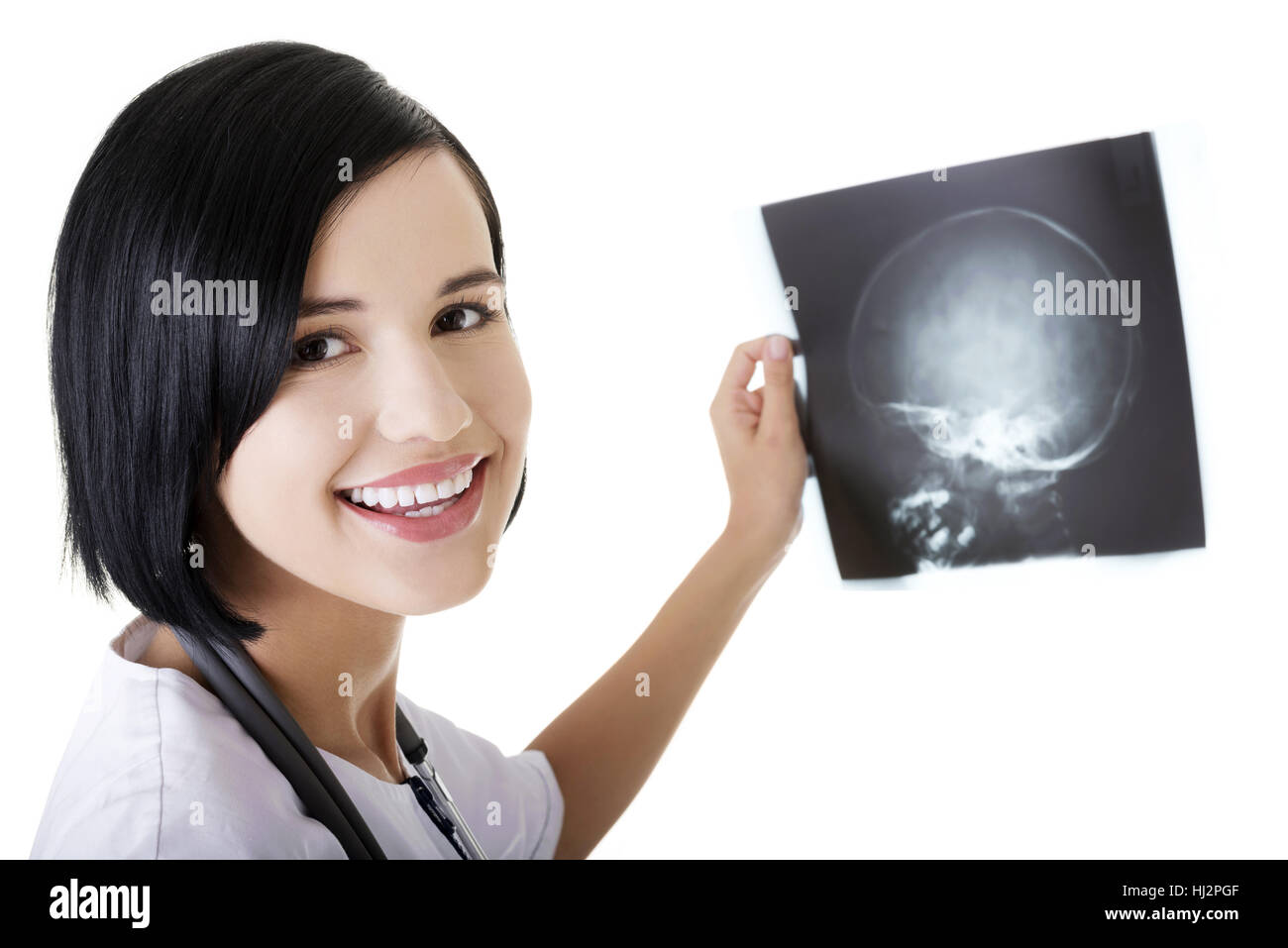 Doctor patient radiograph Cut Out Stock Images & Pictures - Alamy
