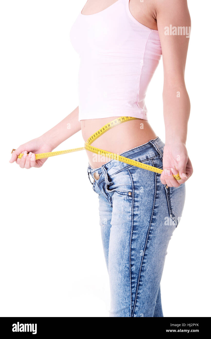 Attractive young female perfect ideal body figure hi-res stock ...