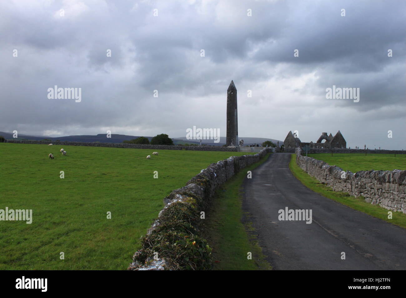 tower, ruins, monastery, catholic, roman, christian, leaning, round ...