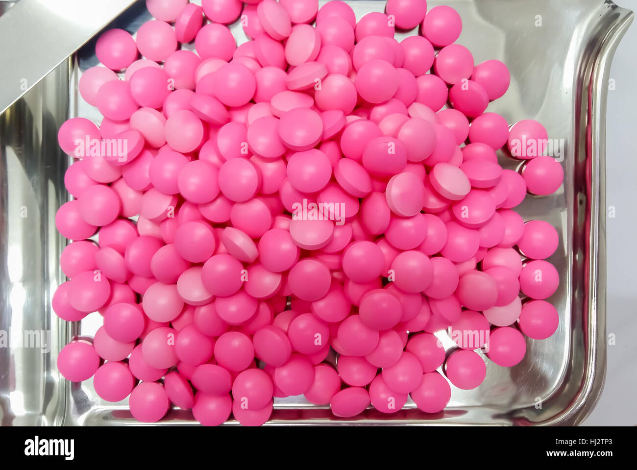 Pink Medicine Capsules on Stainless Steel drug tray, Pink Pills and ...