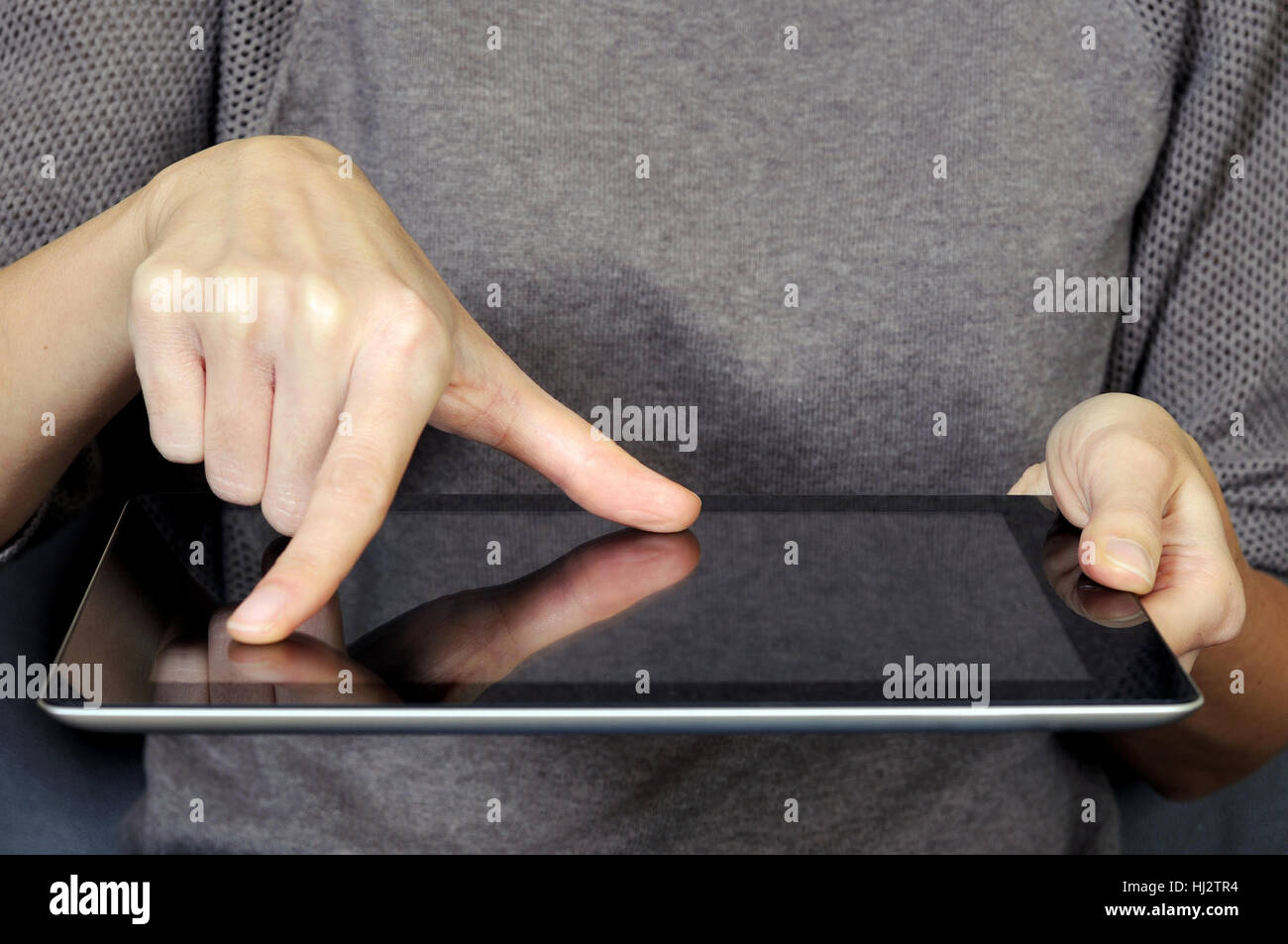woman, gesture, communication, monitor, work, factory, mobile, screen ...