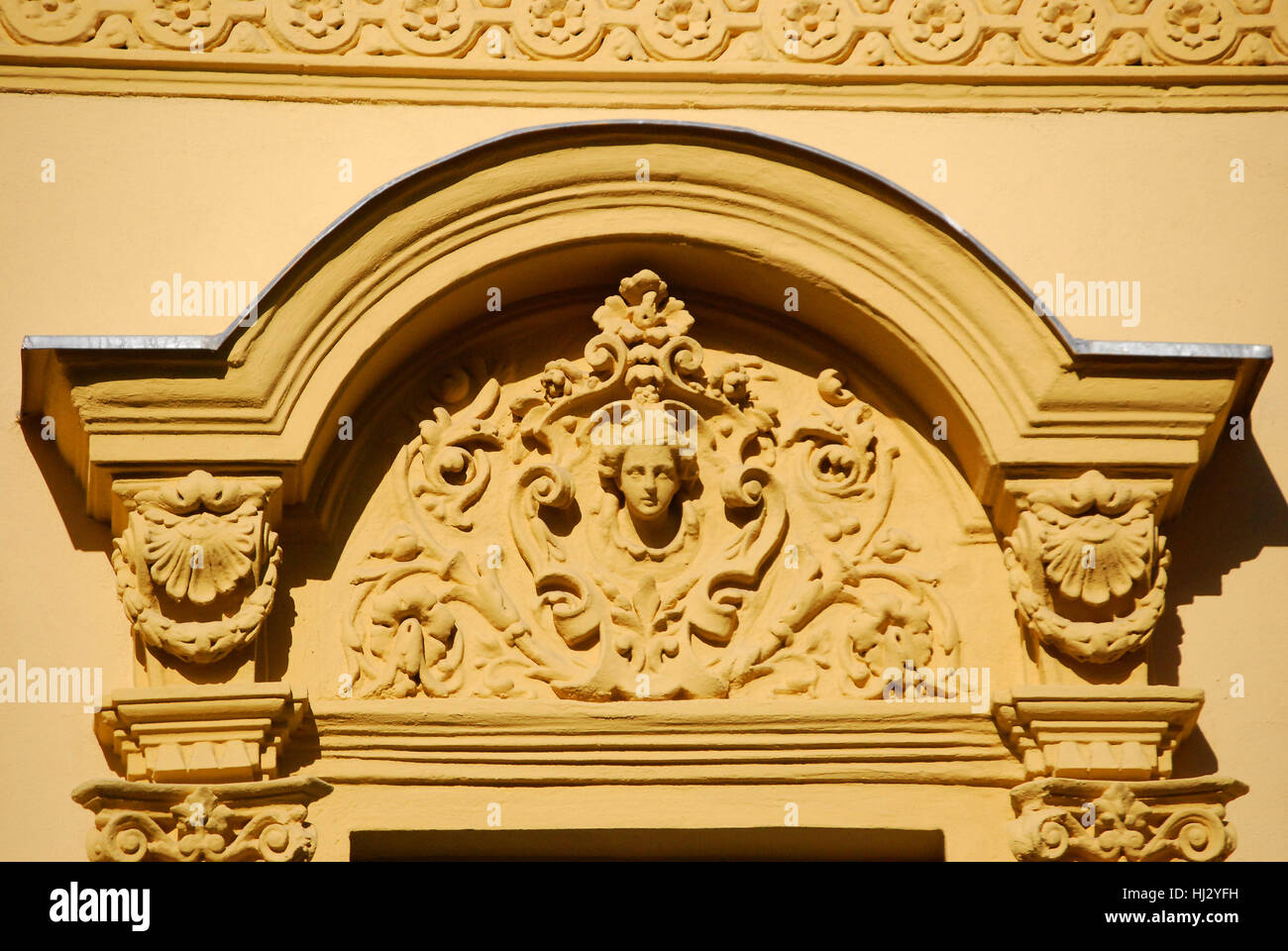 arch with a stucco Stock Photo - Alamy