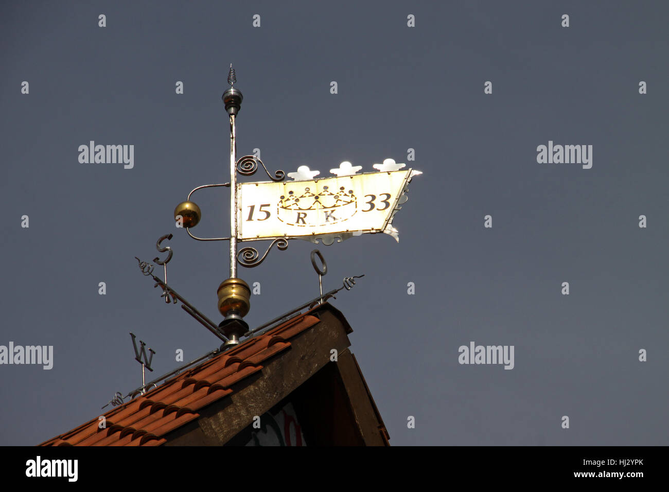 Weather vane wind rose hi-res stock photography and images - Alamy