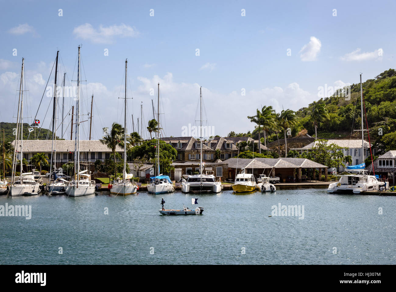 Nelson's Dockyard, English Harbour, Antigua Stock Photo - Alamy