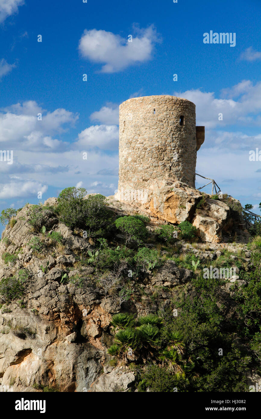 mallorca, watchtower, mallorca, water, mediterranean, salt water, sea ...