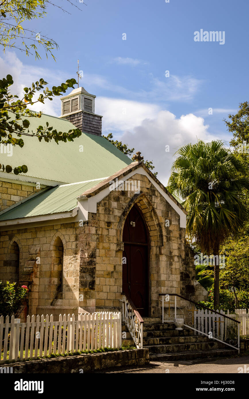 St. Philip's Anglican Episcopal Church, St. Philip, Antigua Stock Photo ...