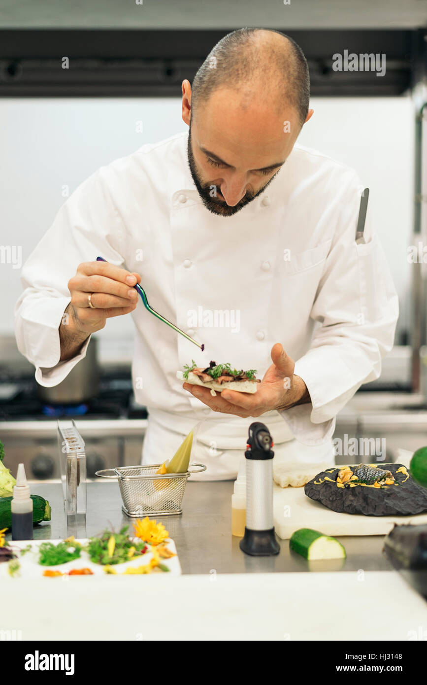 Professional cooking concept hi-res stock photography and images - Alamy