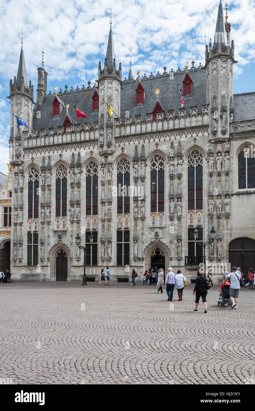 Gothic town hall bruges hi-res stock photography and images - Alamy