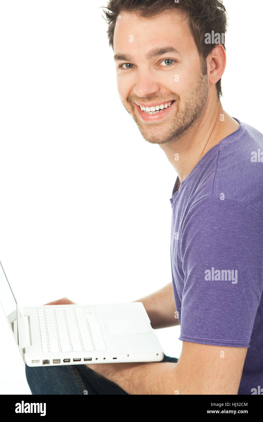 ajar young man Stock Photo - Alamy