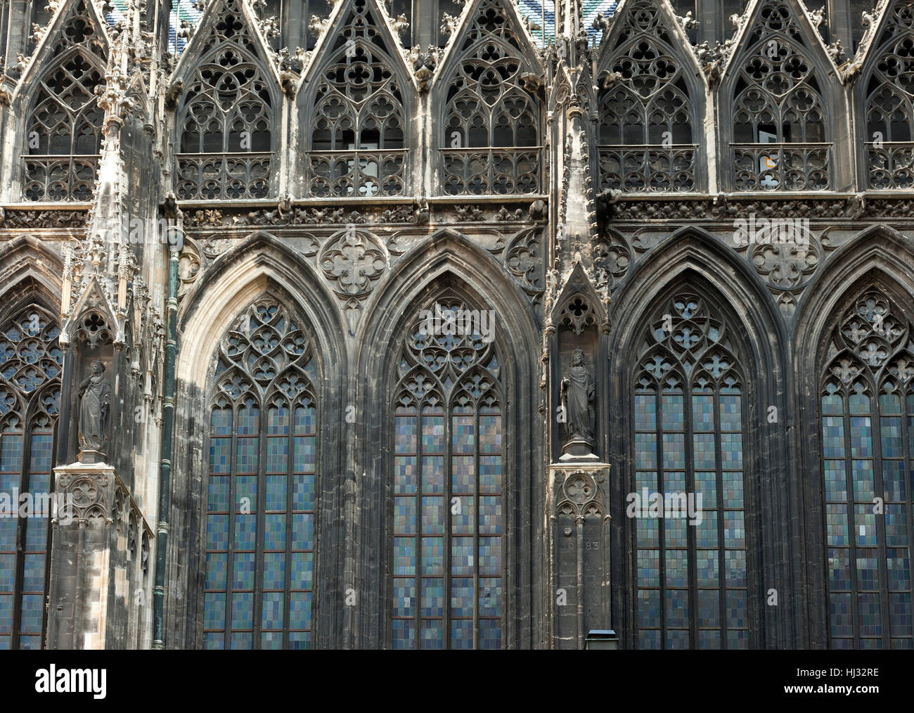 detail, church, cathedral, landmark, windows, detail, church, temple ...
