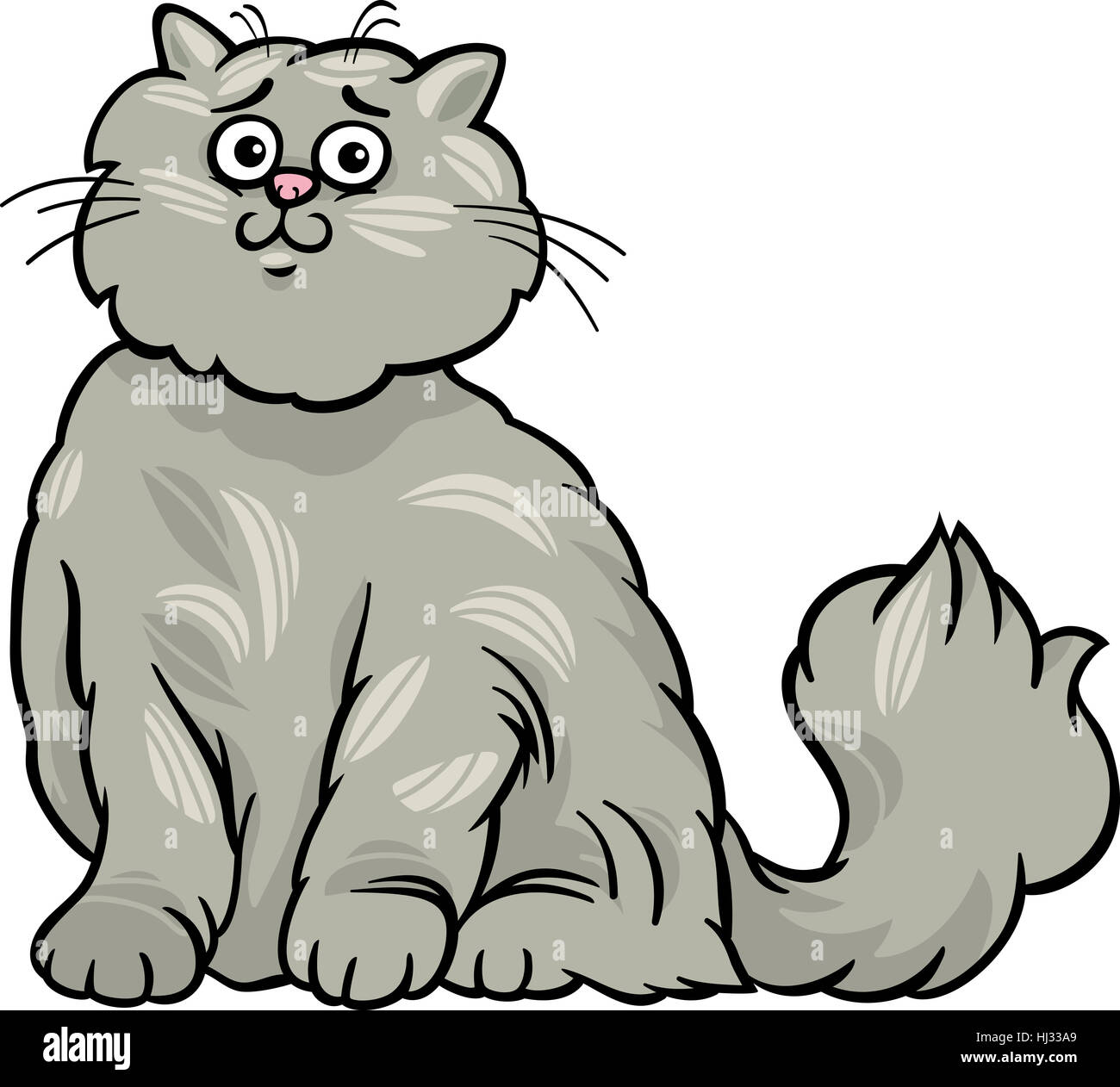 animal, pet, illustration, cat baby, kitten, cartoon, persian, pussycat ...