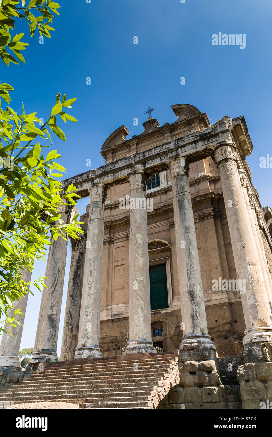 Miranda temple in san lorenzo hi-res stock photography and images - Alamy