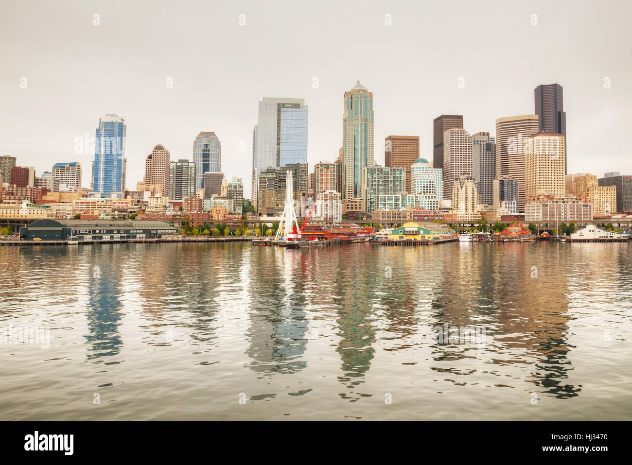tower, city, town, cloud, usa, harbor, america, vessel, bay, pacific ...